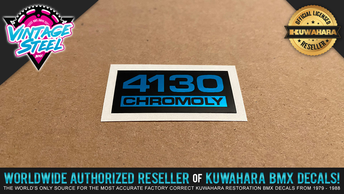 4130 CHROMOLY Seat Post Decal - Vintage Steel