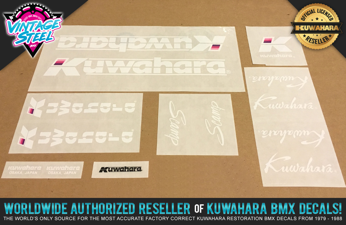 Kuwahara SCAMP Decal Set (1985 - 1986) - Vintage Steel