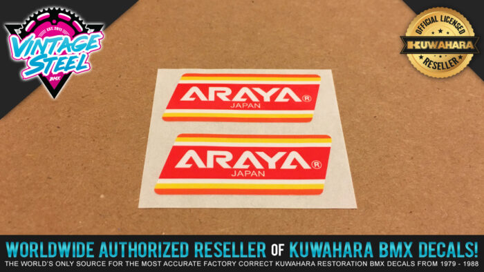 Araya SPECIAL EDITION Rim / Wheel Decal 24" & 26" (1 Pair)