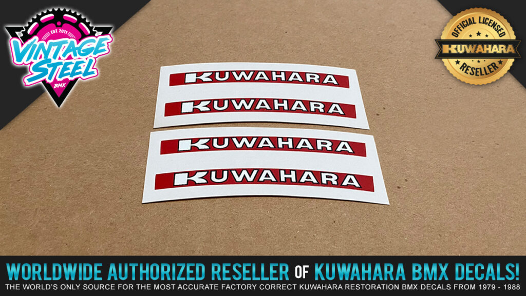Kuwahara Tire Decal Stickers for IRC & Reproduction Skinwall Tires