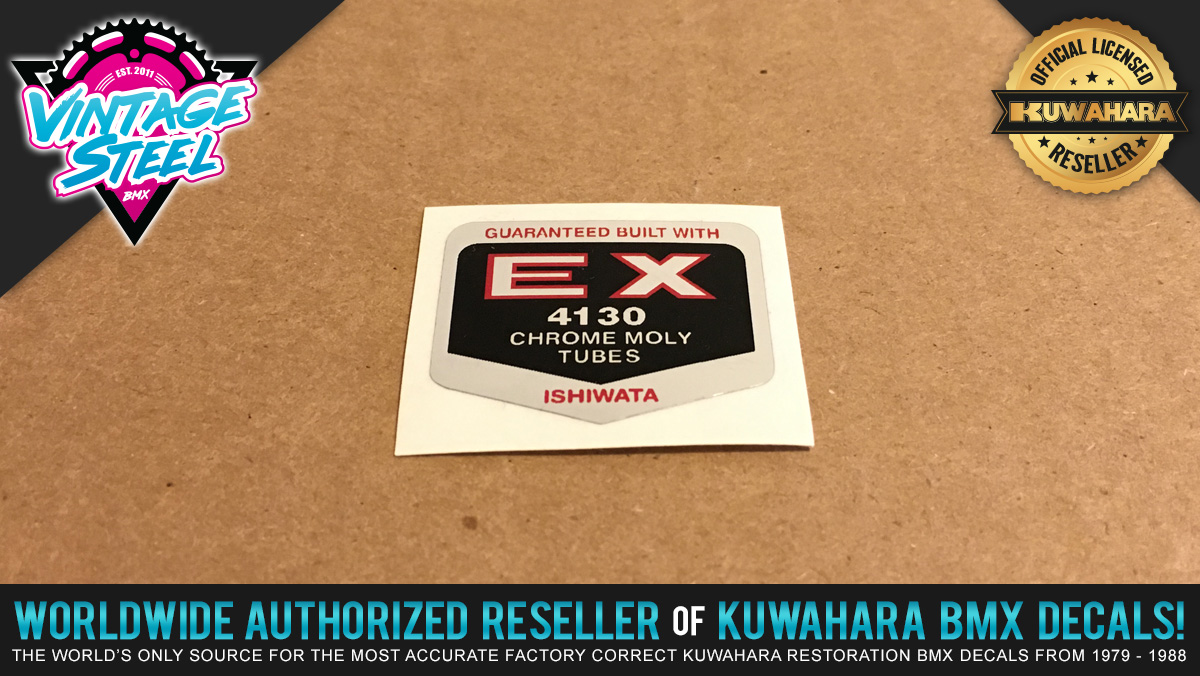 Ishiwata EX 4130 Decal - Vintage Steel