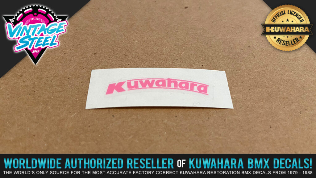 "KUWAHARA" Anlun Chain Ring BMX Decal