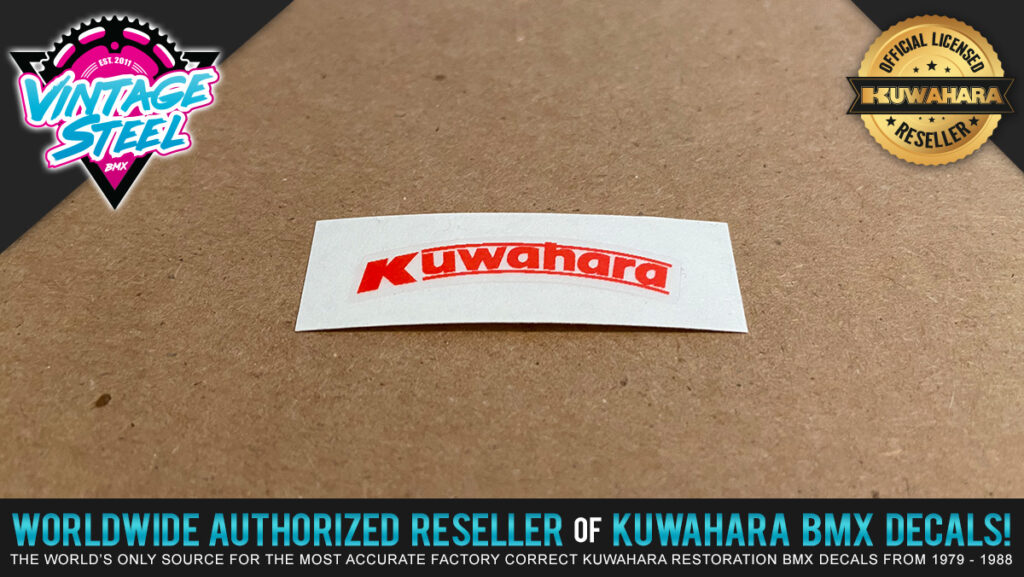"KUWAHARA" Anlun Chain Ring BMX Decal