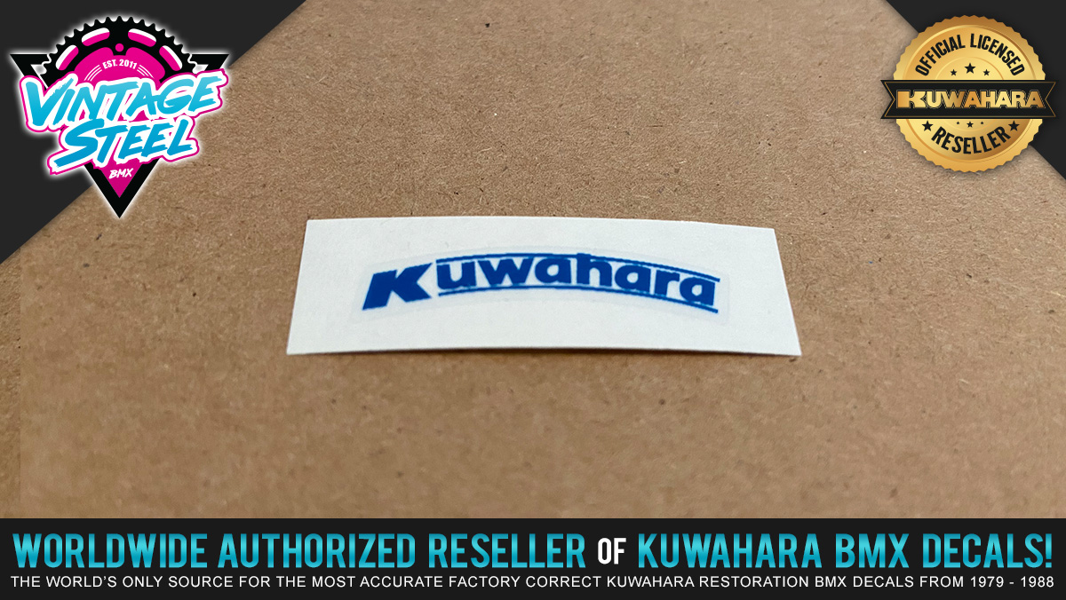"KUWAHARA" Anlun Chain Ring BMX Decal