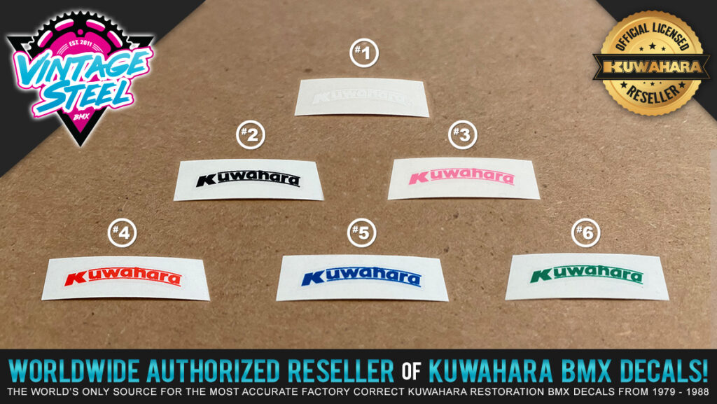 "KUWAHARA" Anlun Chain Ring BMX Decal