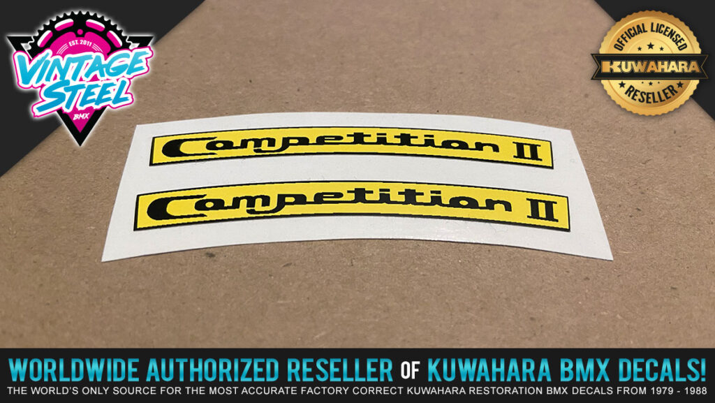 Mitsuboshi Tioga Competition 2 Tire Decal Sticker Old School BMX
