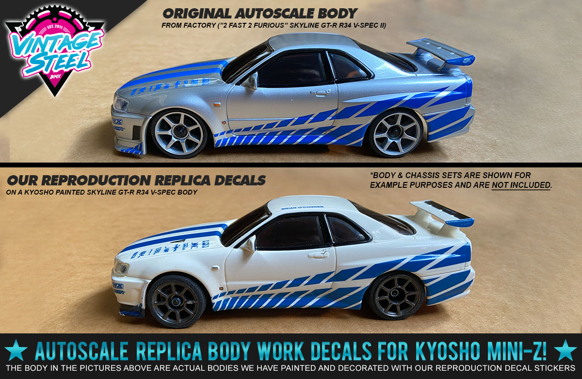 2 Fast 2 Furious Skyline Decals
