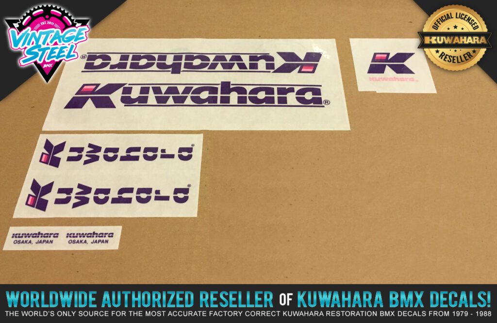 Kuwahara APOLLO Decal Set (Late 1984-1986) - Vintage Steel